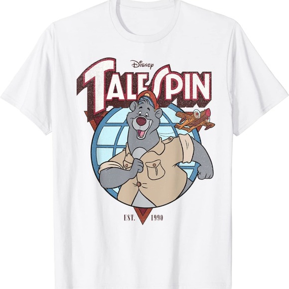 Tops | Disney Talespin Baloo Logo | Poshmark